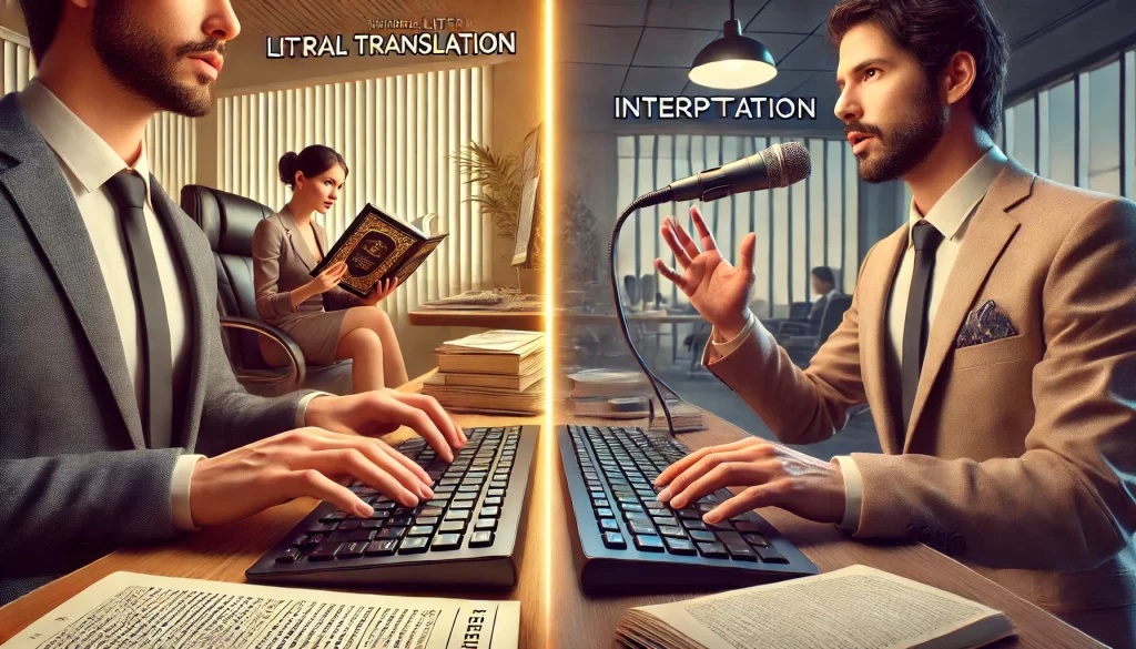 ¿Qué Diferencias Hay Entre la Traducción Literal y la Interpretación ...